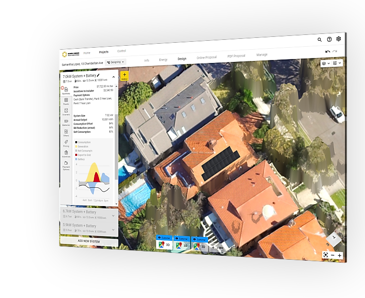 Diseño preciso en 3D | OpenSolar